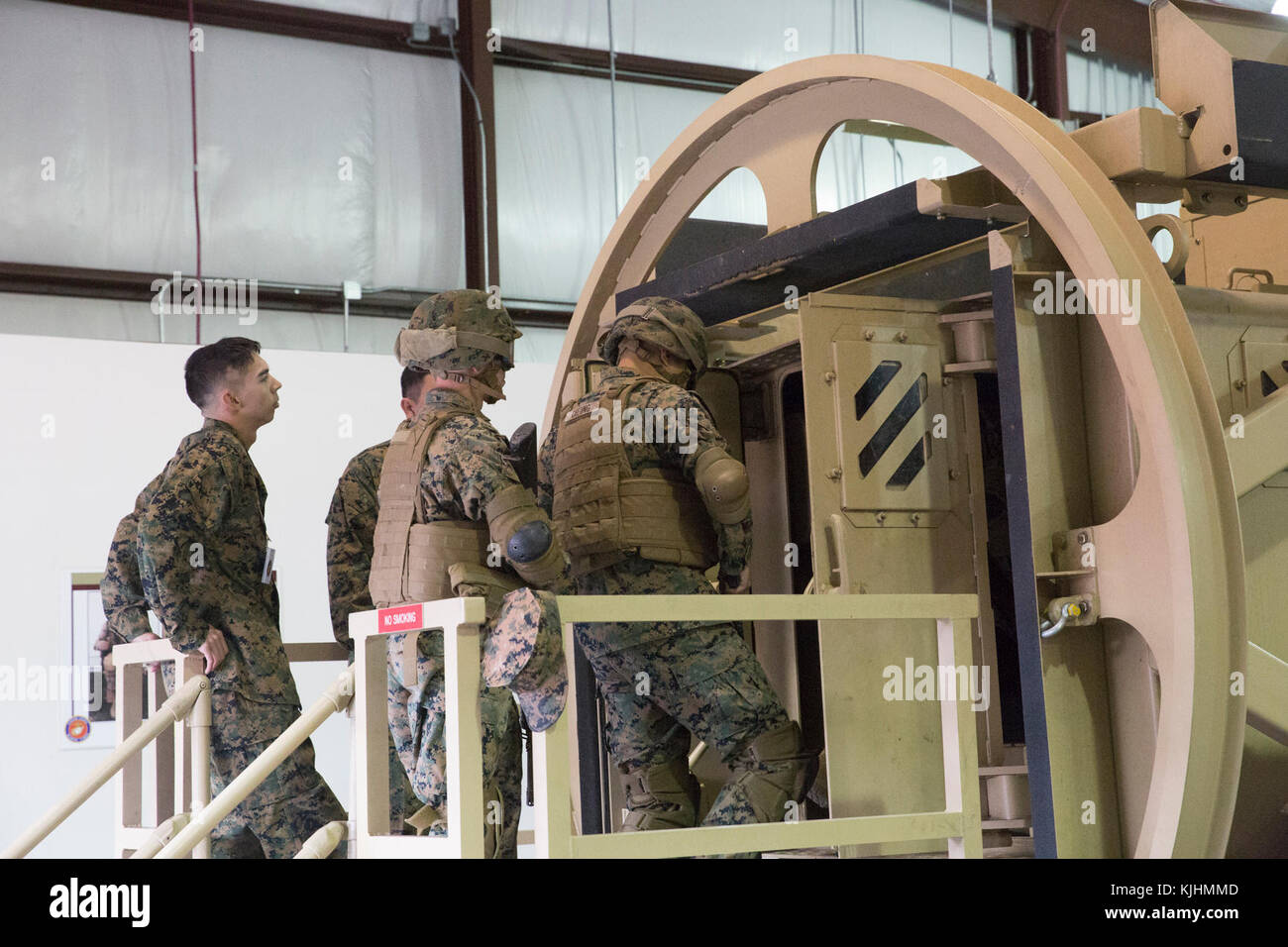 U.S. Marines with Deployment Processing Command (DPC), Reserve Support ...