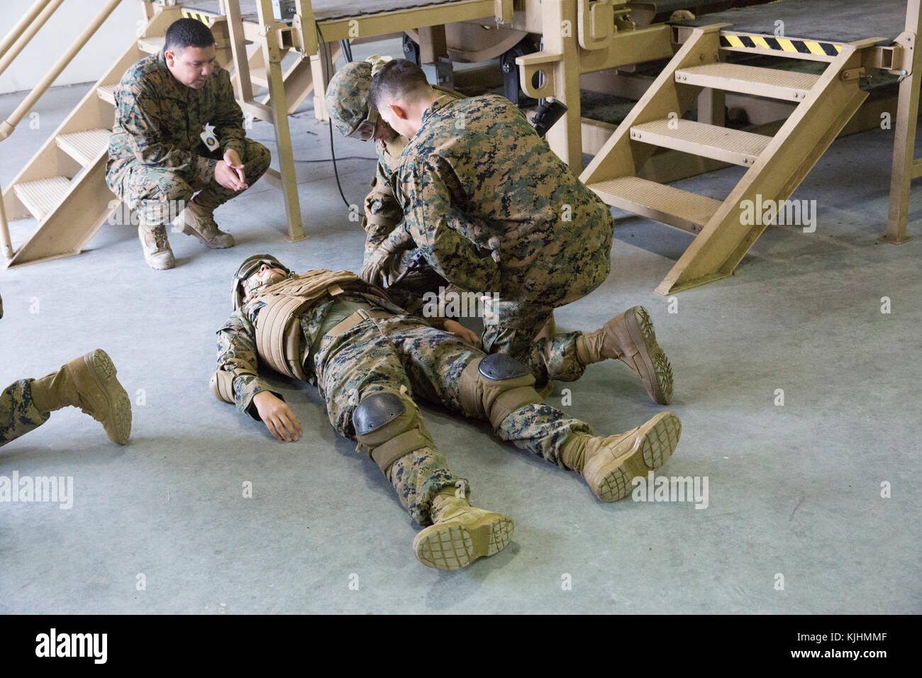 U.S. Marines with Deployment Processing Command (DPC), Reserve Support ...