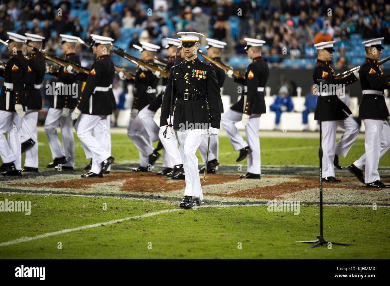 Captain Andrew P. Jurschak, platoon commander, U.S. Marine Corps Silent ...