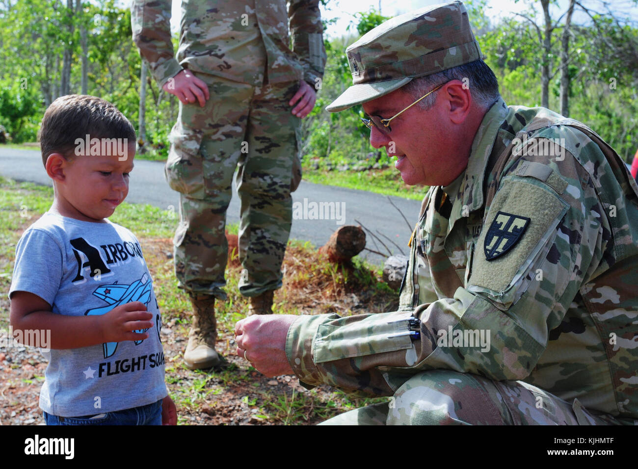 Brig. Gen. Jose J. Reyes, Puerto Rico Deputy Adjutant General and the ...
