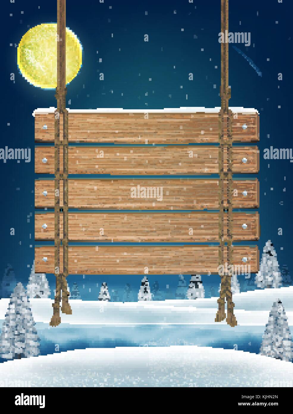 Old billboard night Stock Vector Images - Alamy