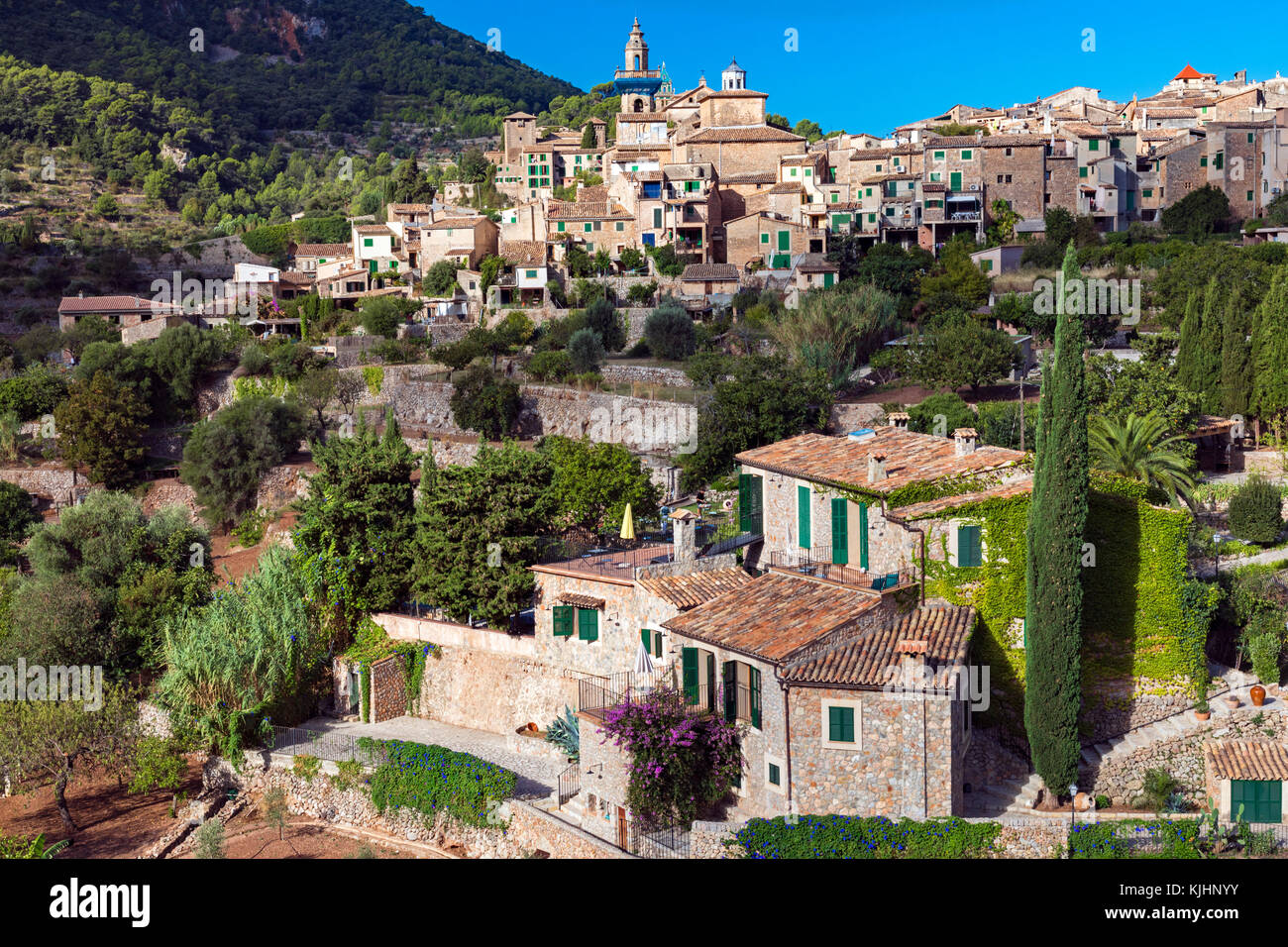 Valldemossa village, Mallorca, Balearic isles, Spain Stock Photo - Alamy