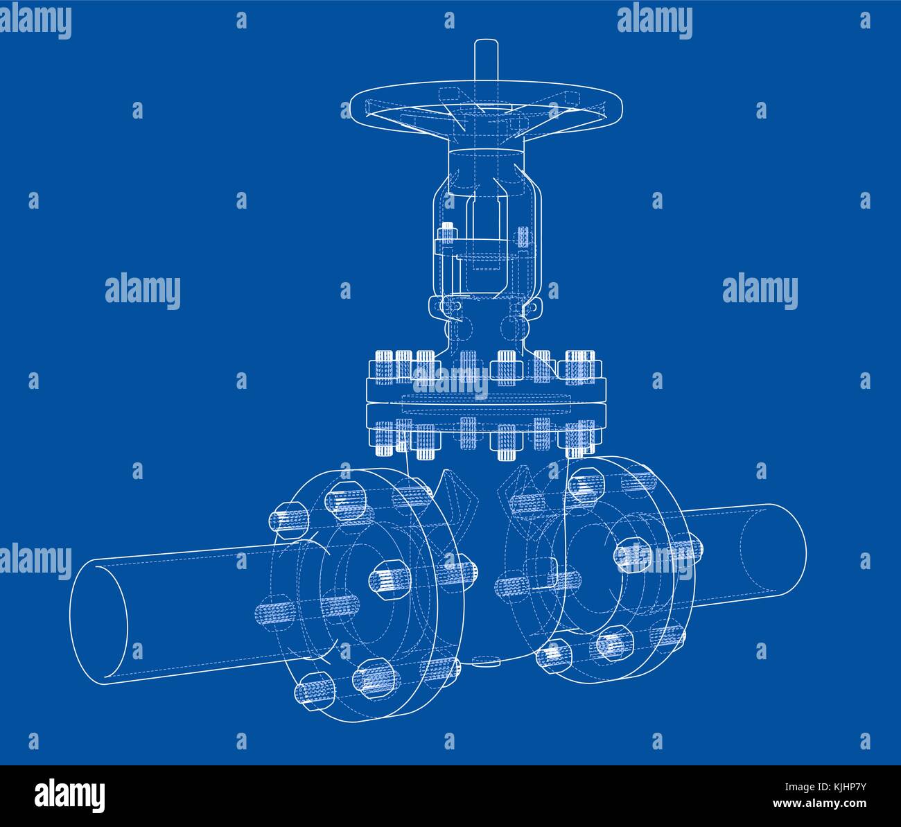 Industrial valve. Vector illustration Stock Vector Image & Art - Alamy