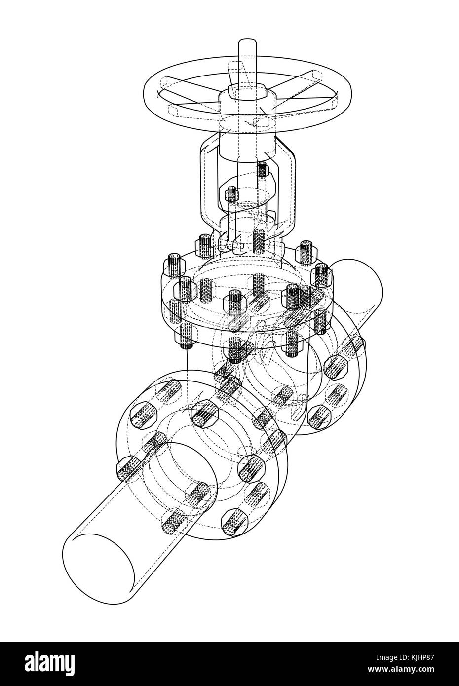 Industrial valve. Vector illustration Stock Vector Image & Art - Alamy