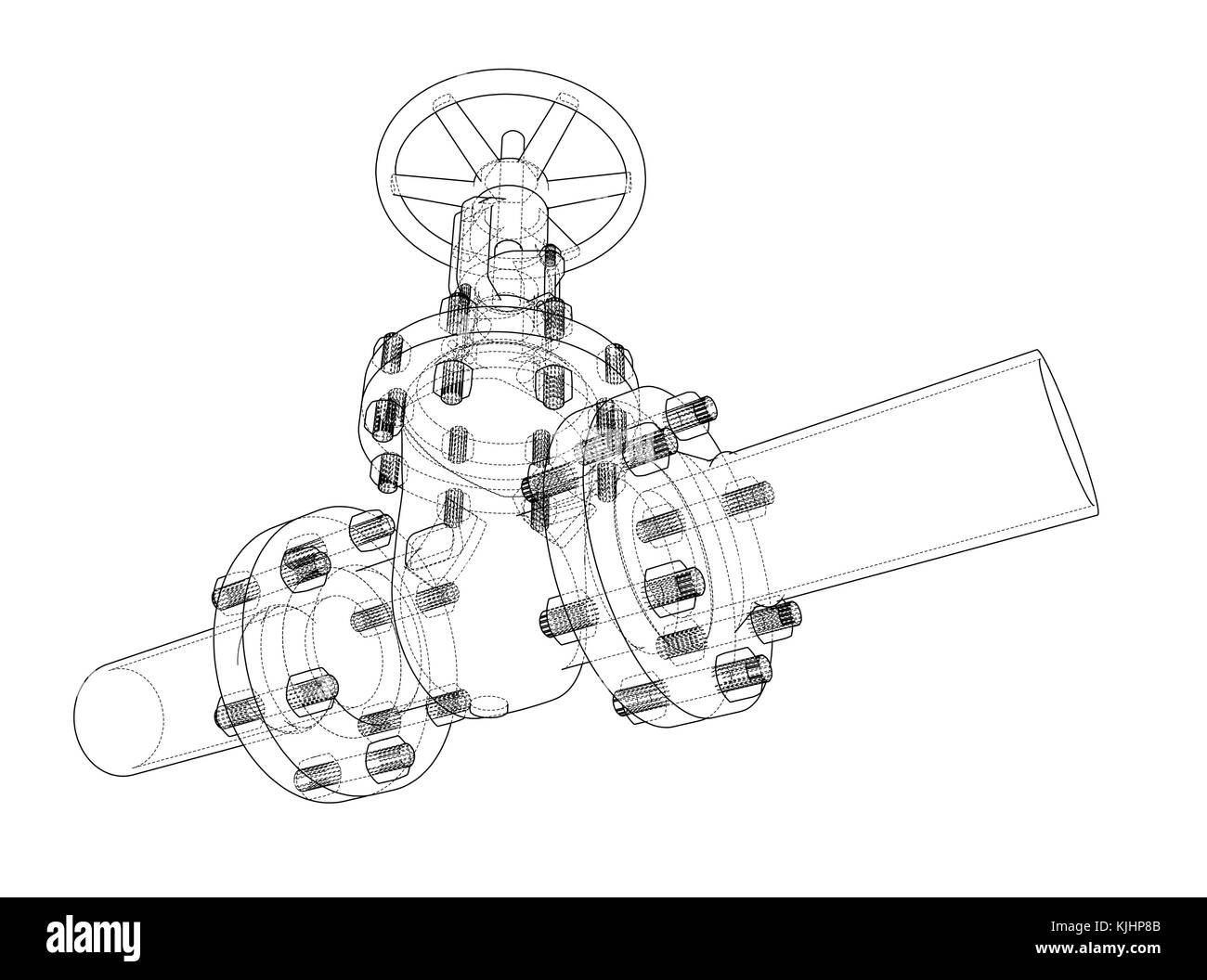 Industrial valve. Vector illustration Stock Vector Image & Art - Alamy