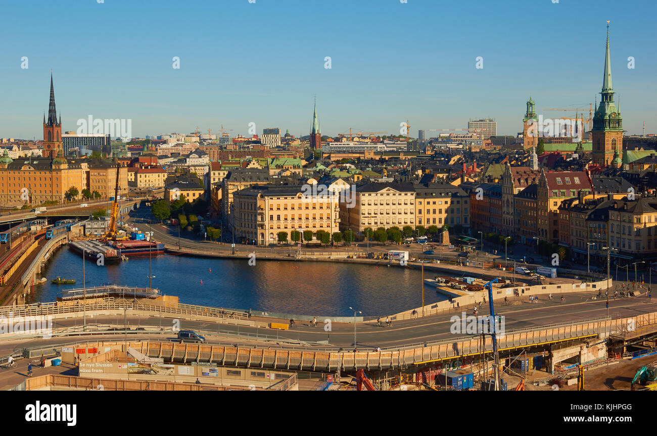 Cityscape, Stockholm, Sweden, Scandinavia Stock Photo - Alamy