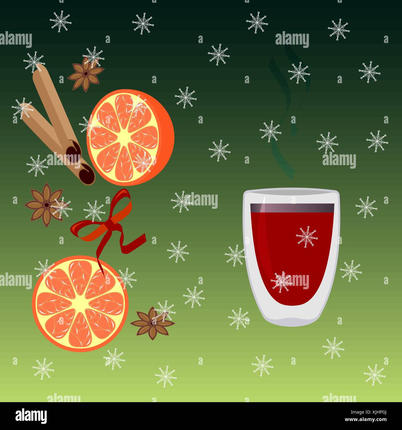 Mulled wine vectors hi-res stock photography and images - Alamy