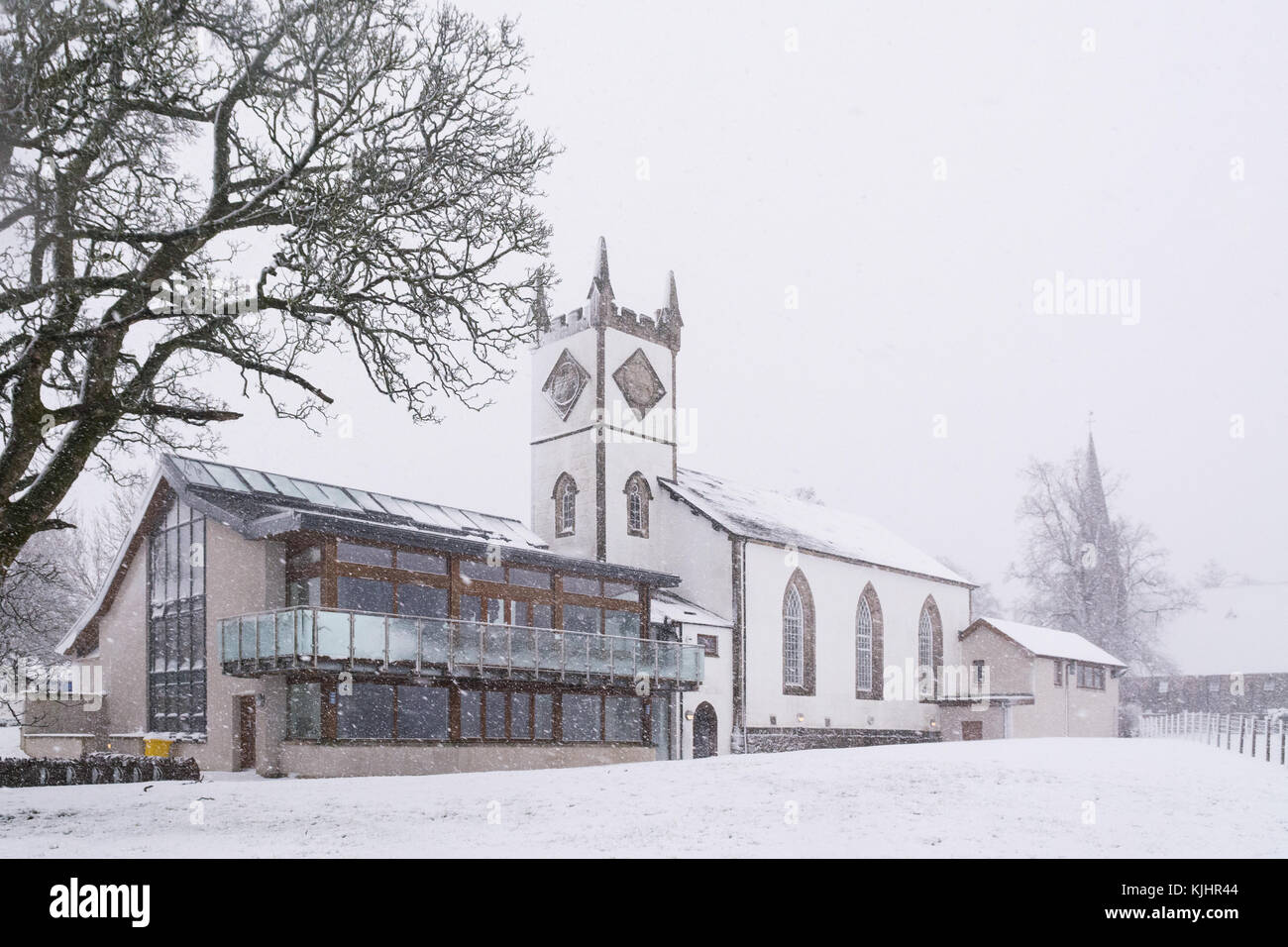 Killearn Village Hall in winter, Killearn, Stirlingshire, Scotland UK ...
