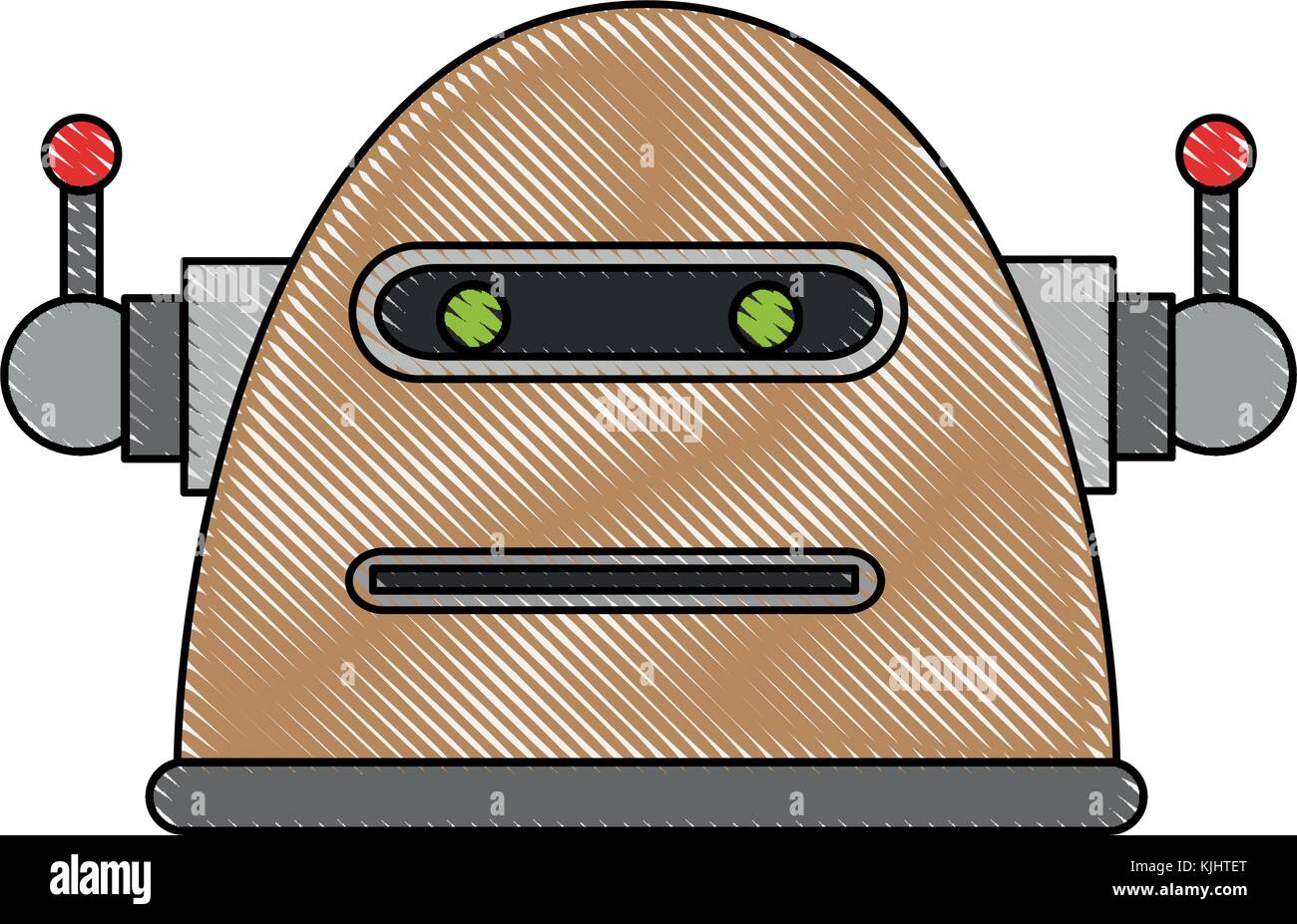 Cute robot cartoon Stock Vector Image & Art - Alamy