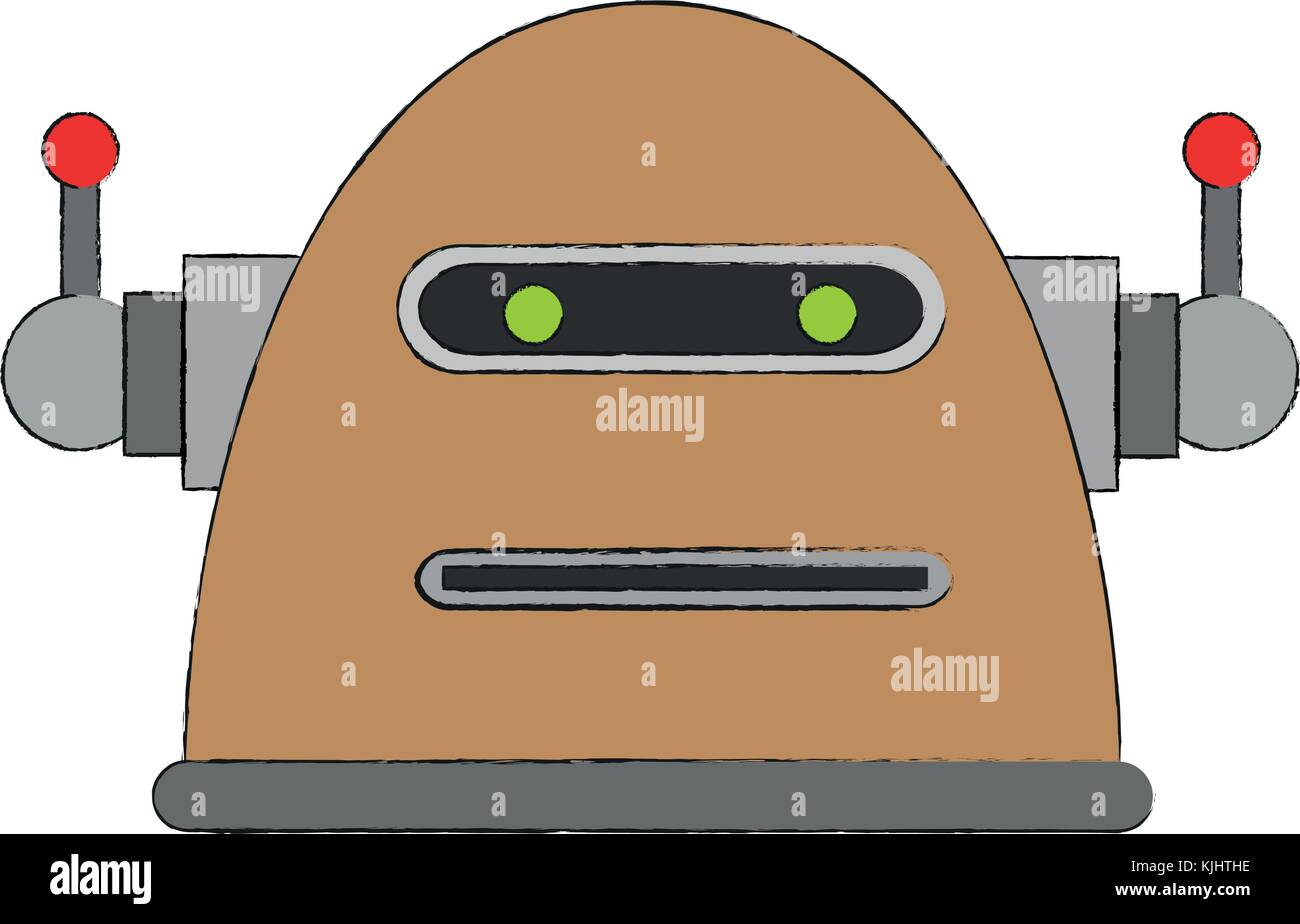 Cute robot cartoon Stock Vector Image & Art - Alamy