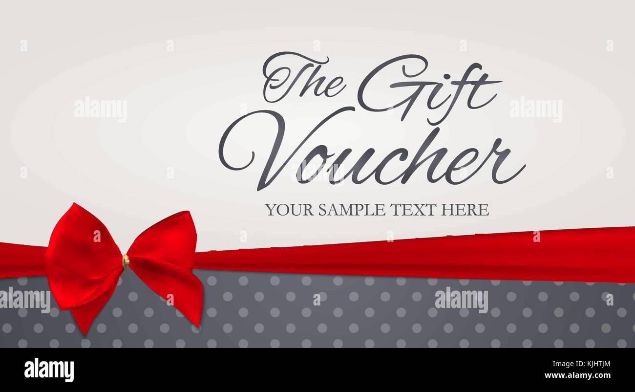 Gift Voucher Template Vector Illustration for Your Business Stock ...