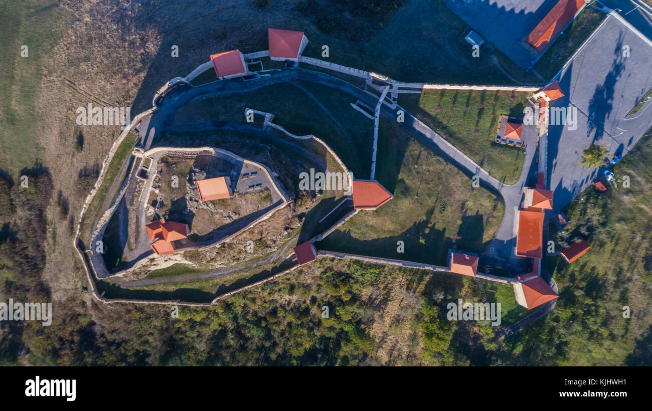 Rupea fortress, Brasov county, Romania. Medieval saxon landmark of ...