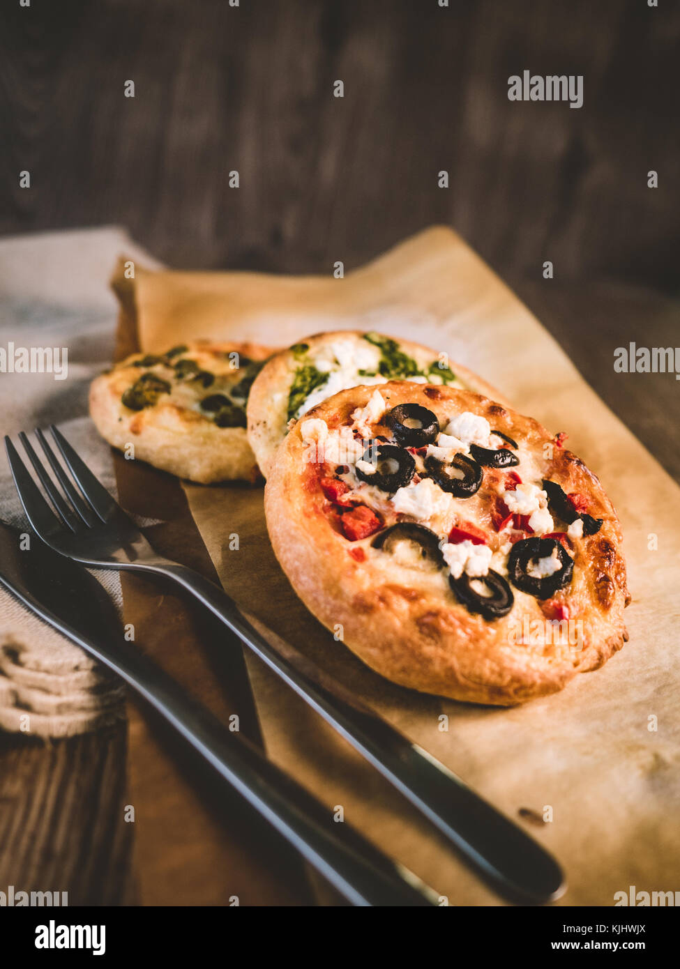 Close up italian pizza ready hi-res stock photography and images - Alamy