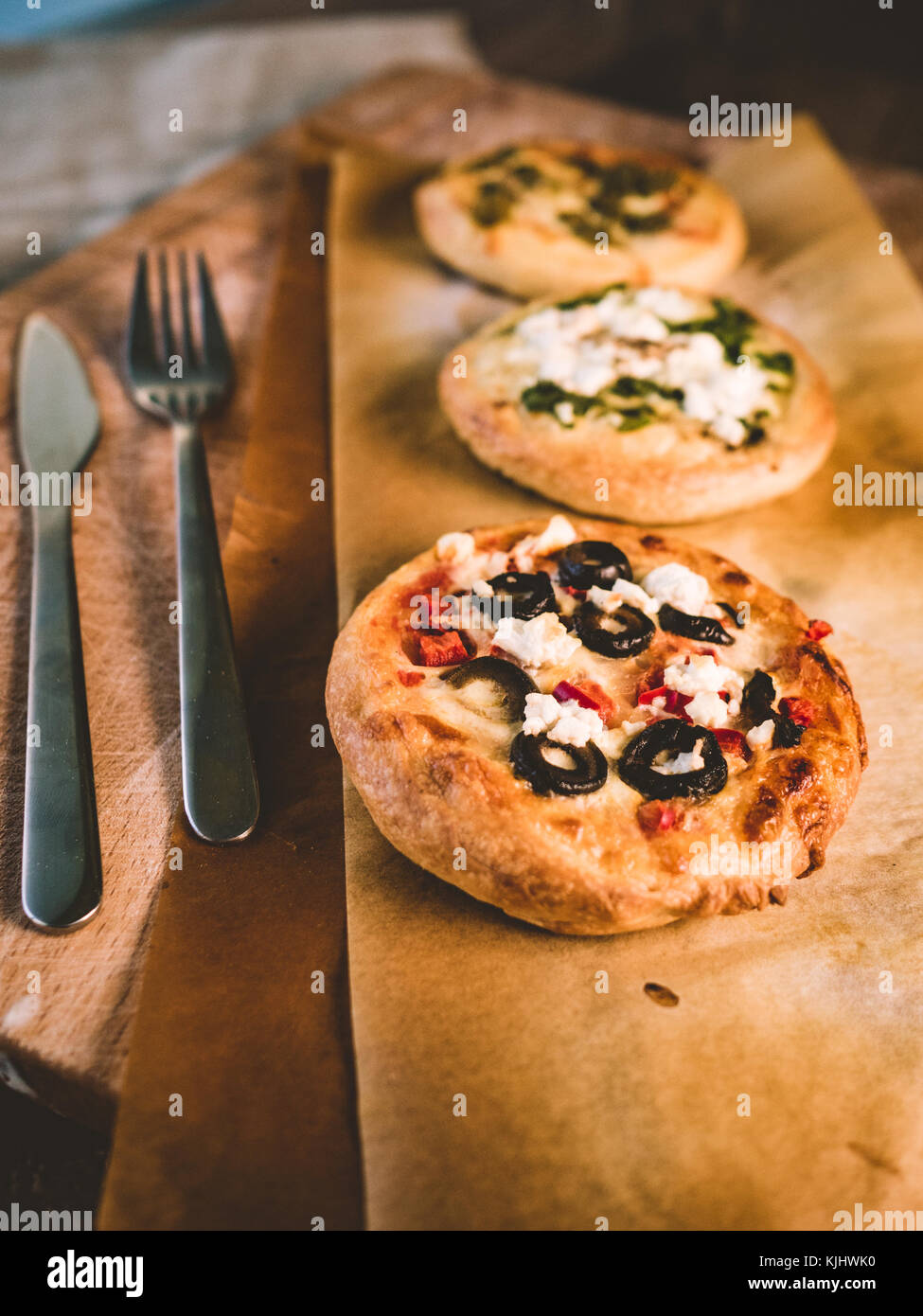 Close up italian pizza ready hi-res stock photography and images - Alamy