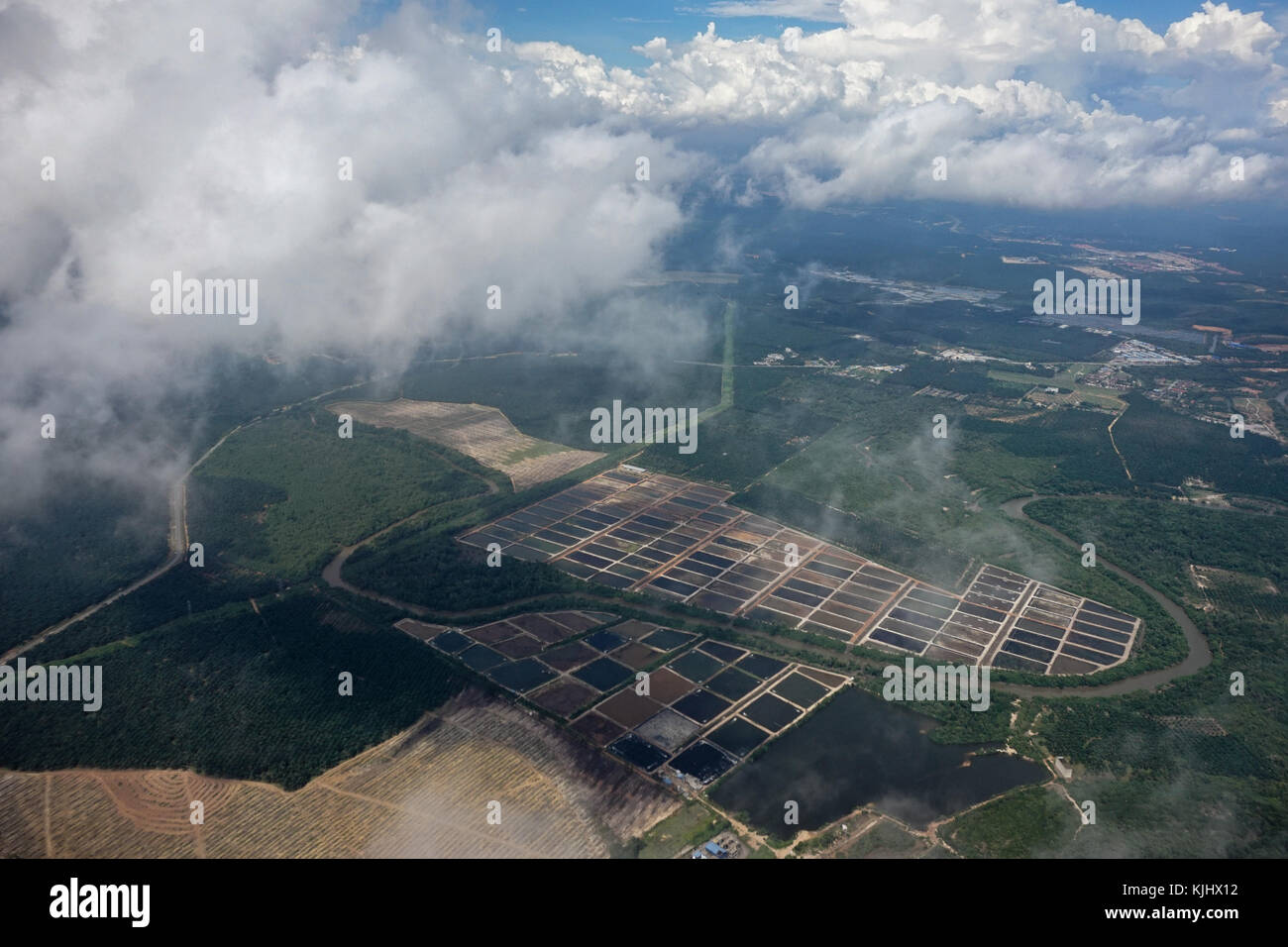 Aerial view of Sepang, Malaysia Stock Photo - Alamy