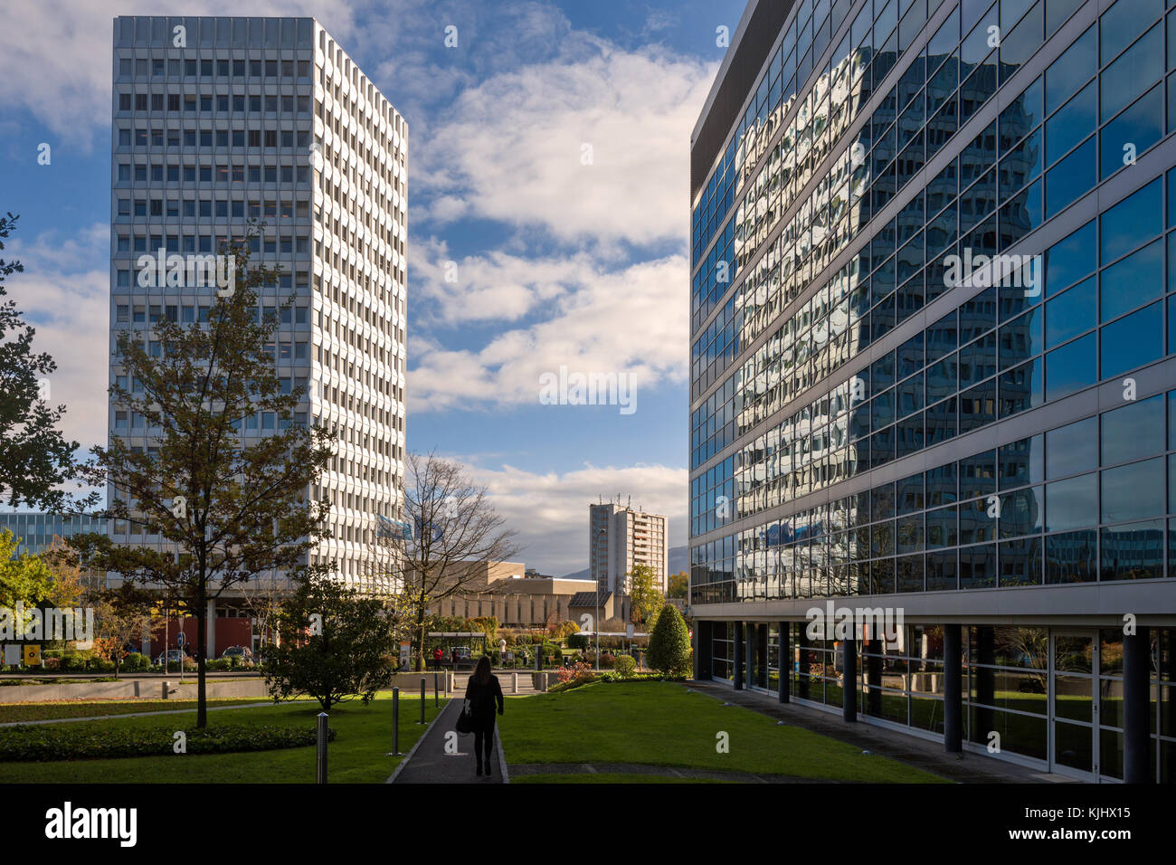 GENEVA, SWITZERLAND – October 30, 2017 : building of ITU, the United ...