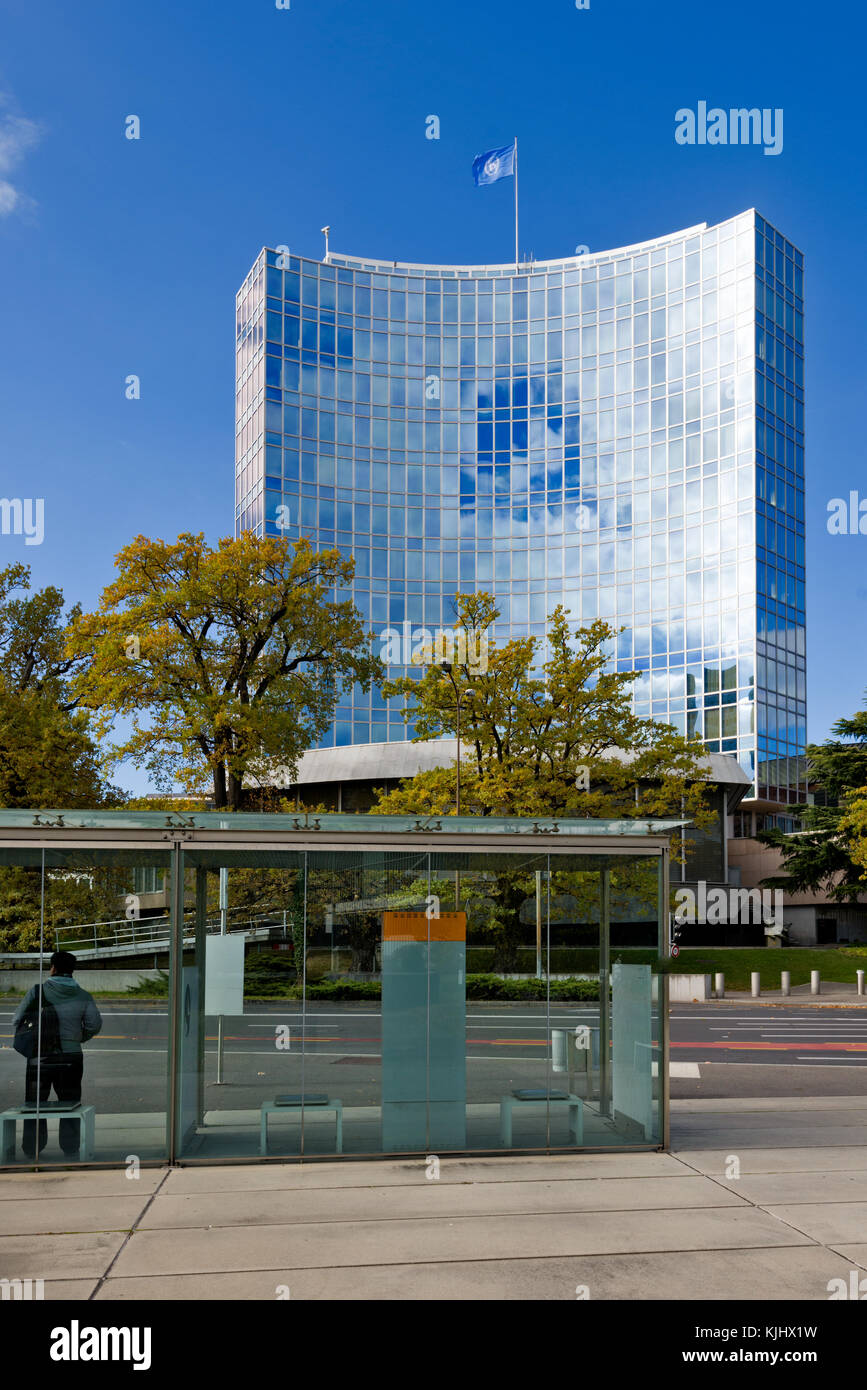 headquarters building of the World Intellectual Property Organization ...