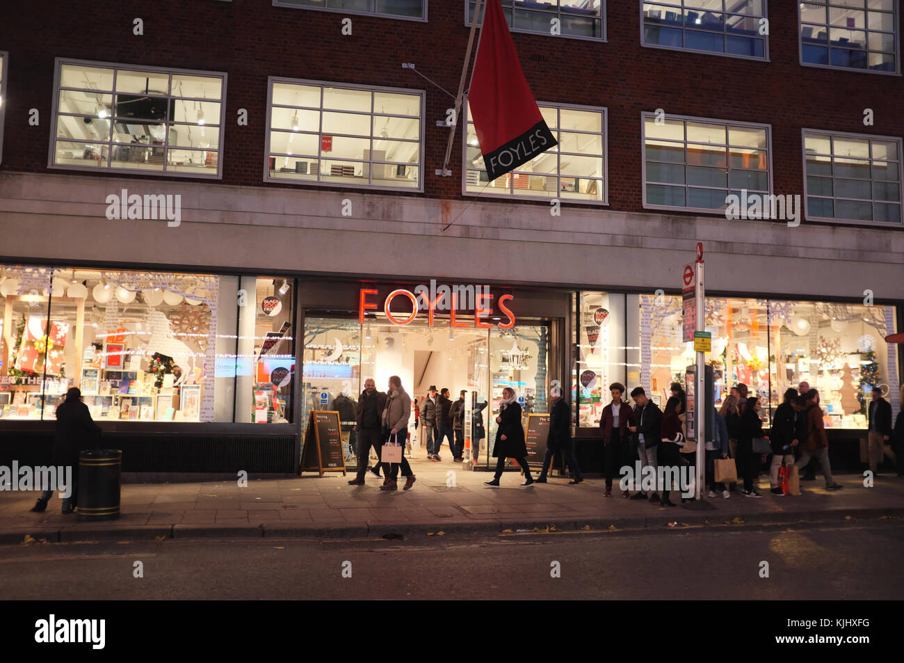 Foyles Bookstore on Charring Cross Road, London England Stock Photo - Alamy