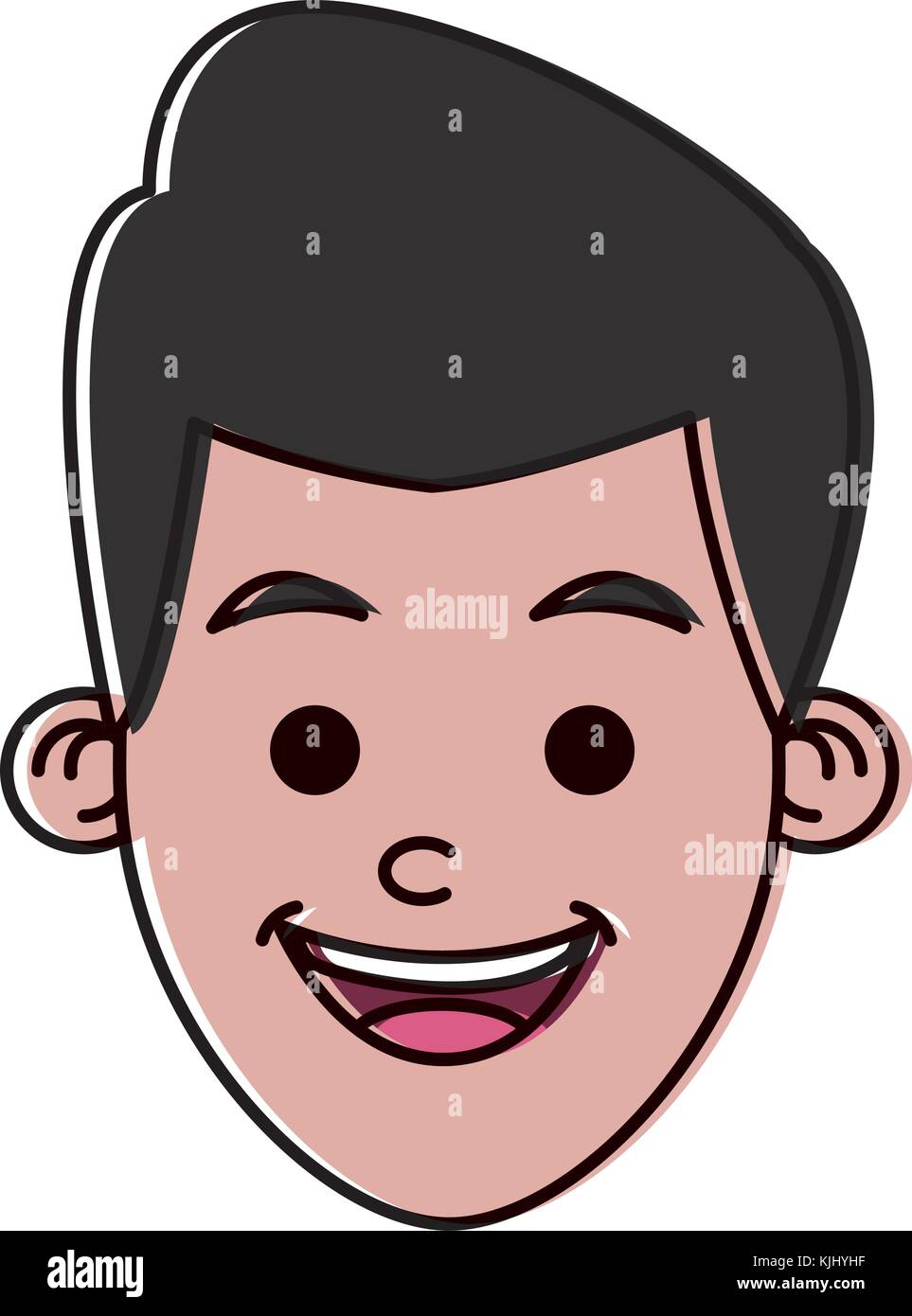 Boy smiling cartoon Stock Vector Image & Art - Alamy