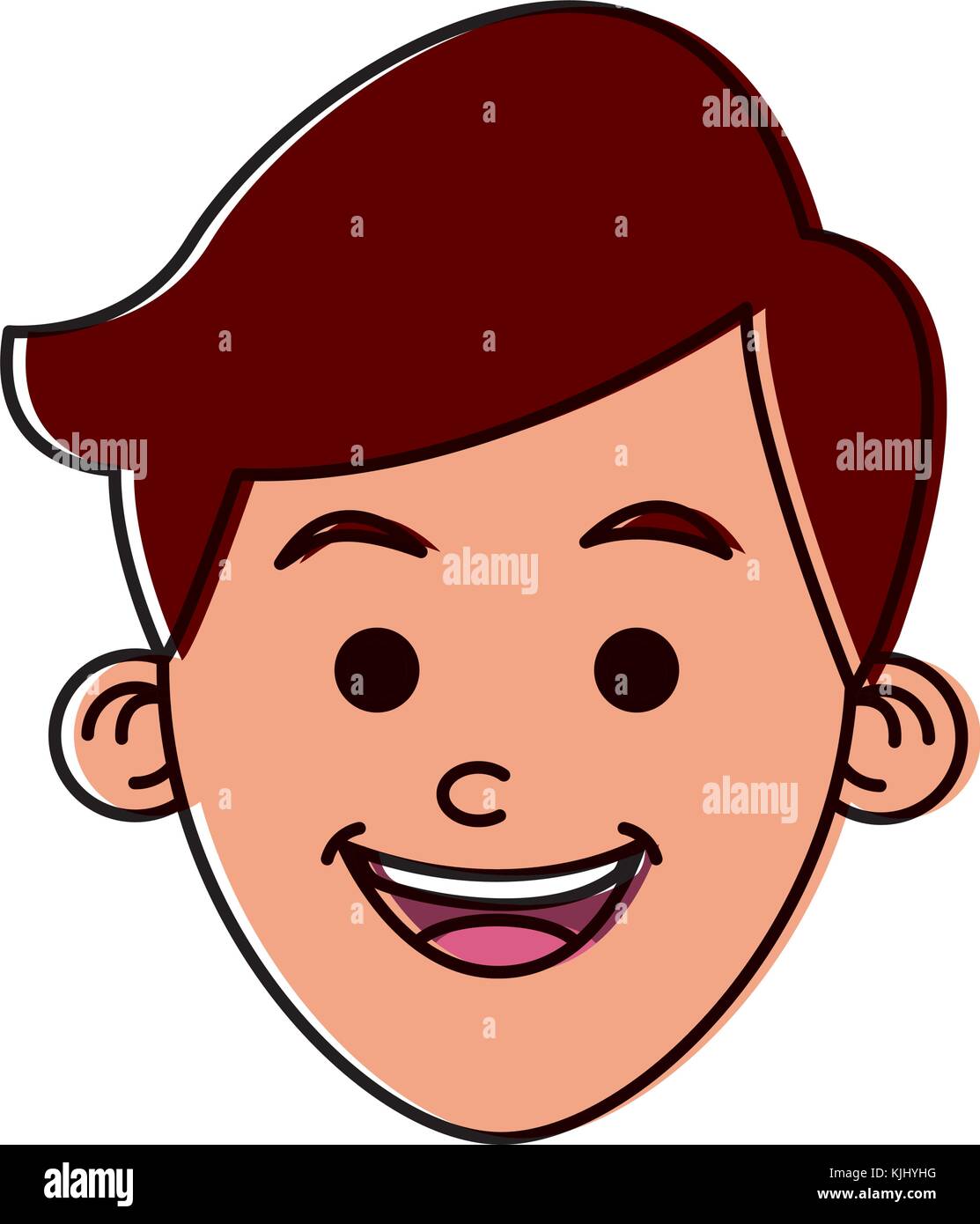Boy smiling cartoon Stock Vector Image & Art - Alamy
