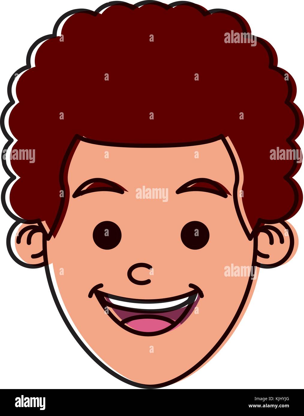 Boy smiling cartoon Stock Vector Image & Art - Alamy