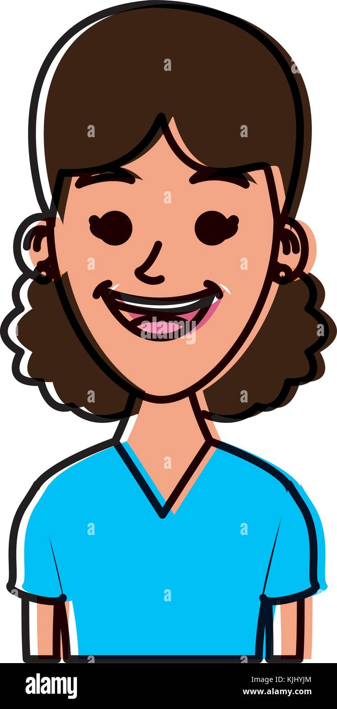 Woman profile cartoon Stock Vector Image & Art - Alamy