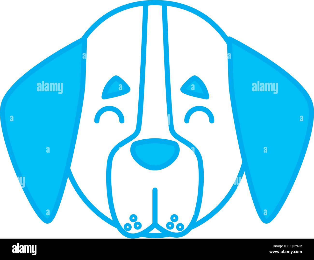 Dog head cartoon Stock Vector Image & Art - Alamy
