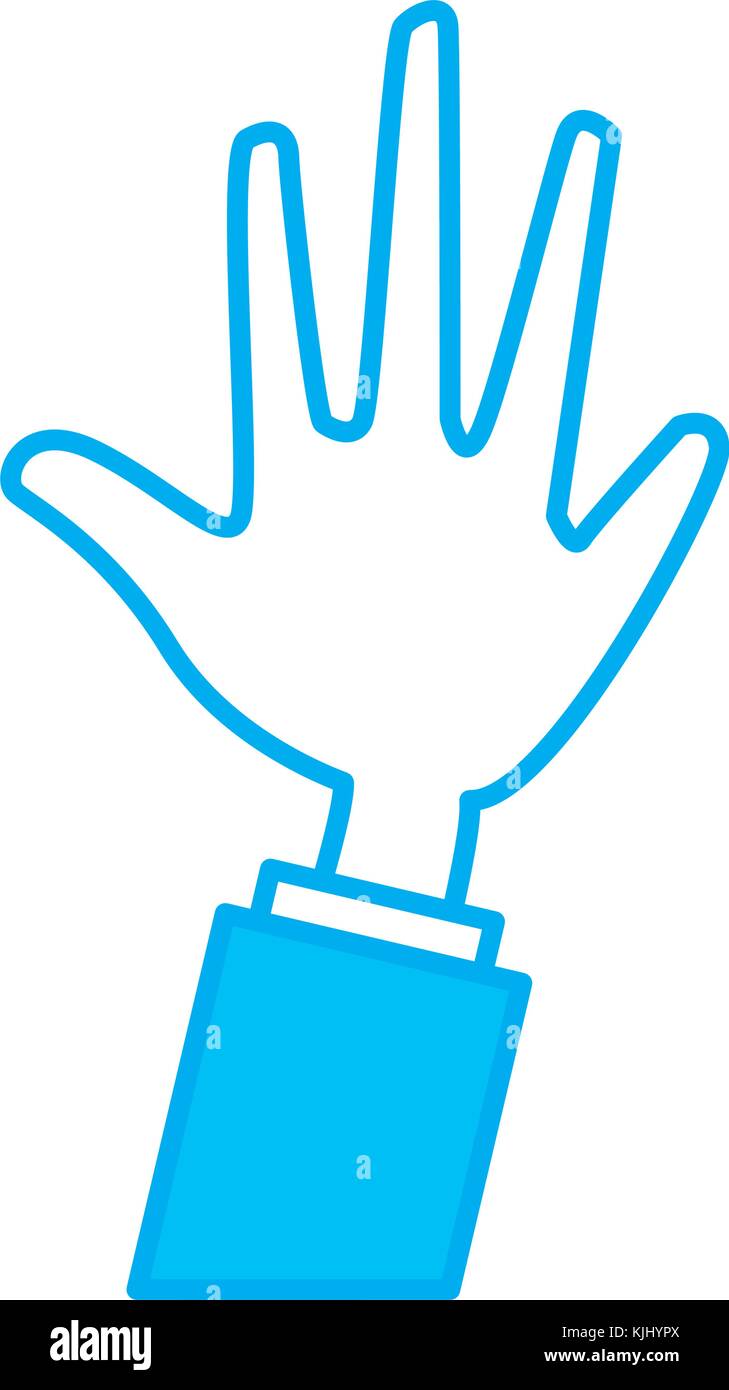 Hand cartoon isolated Stock Vector Image & Art - Alamy