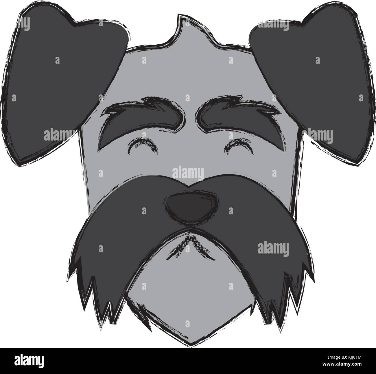 Dog head cartoon Stock Vector Image & Art - Alamy