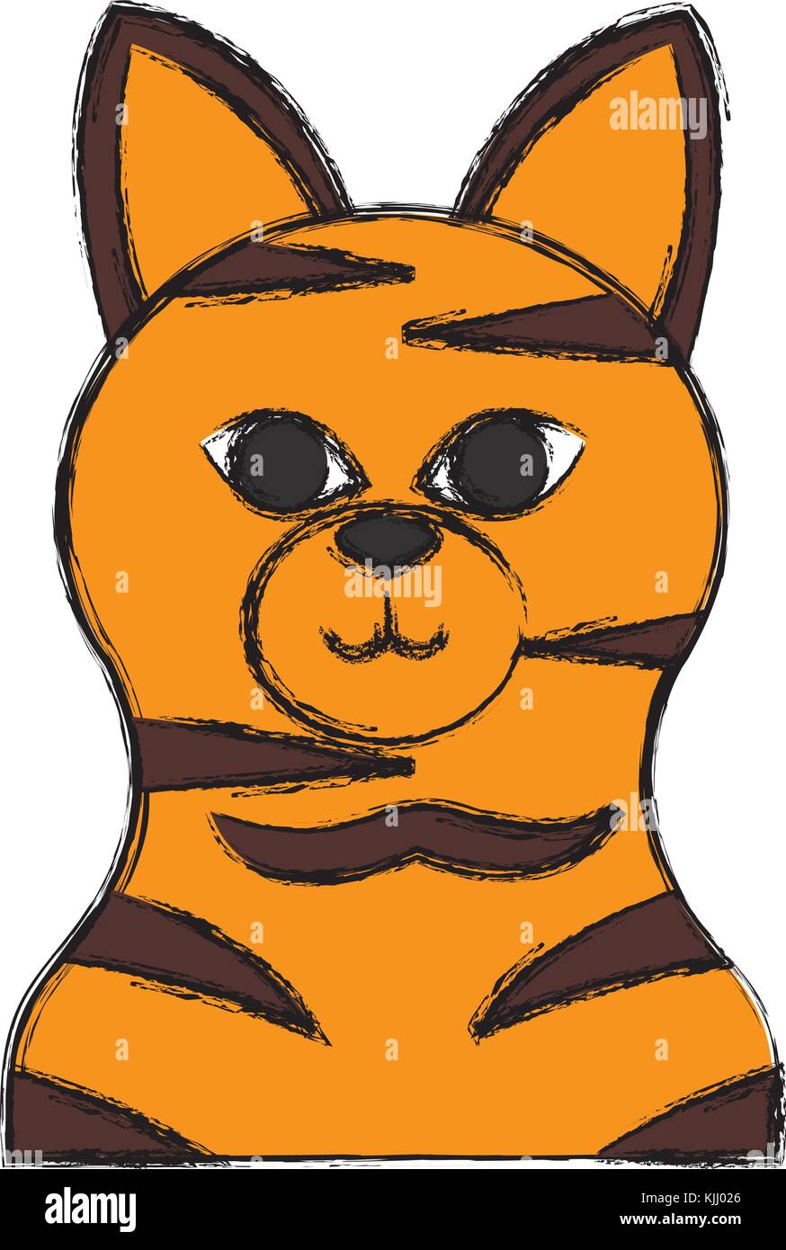 Cat head cartoon Stock Vector Image & Art - Alamy