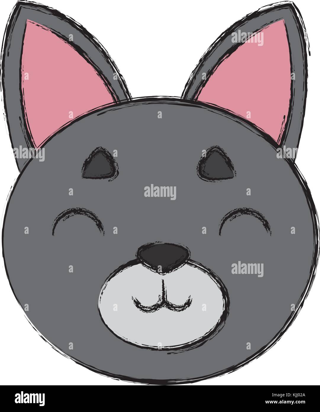 Cat head cartoon Stock Vector Image & Art - Alamy