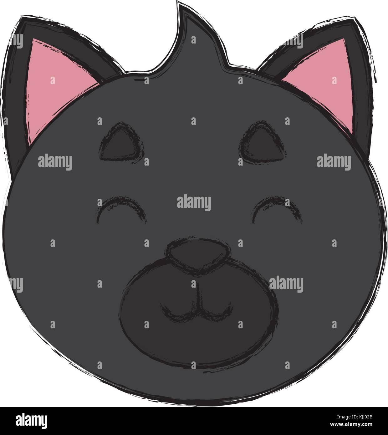 Cat head cartoon Stock Vector Image & Art - Alamy
