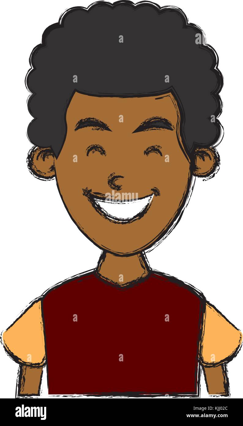 Boy smiling profile Stock Vector Image & Art - Alamy