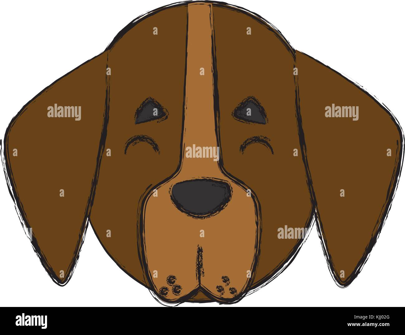 Dog head cartoon Stock Vector Image & Art - Alamy