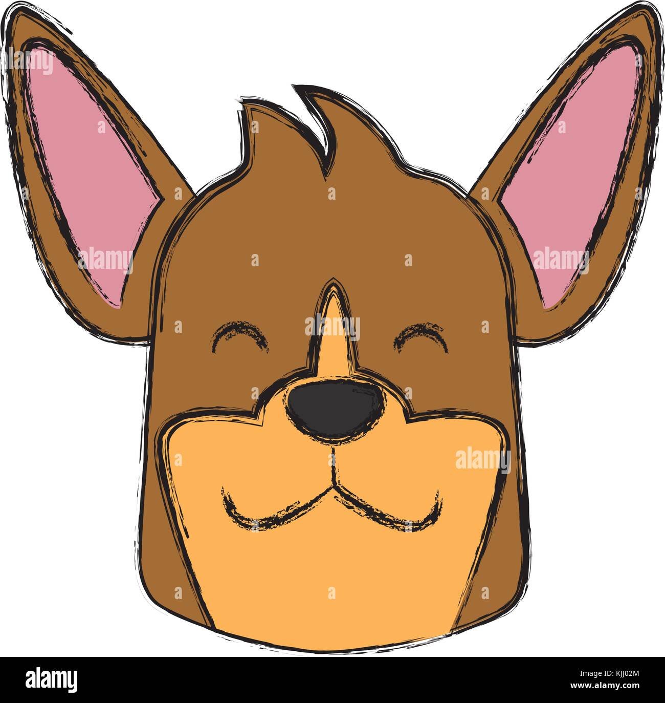 Dog head cartoon Stock Vector Image & Art - Alamy