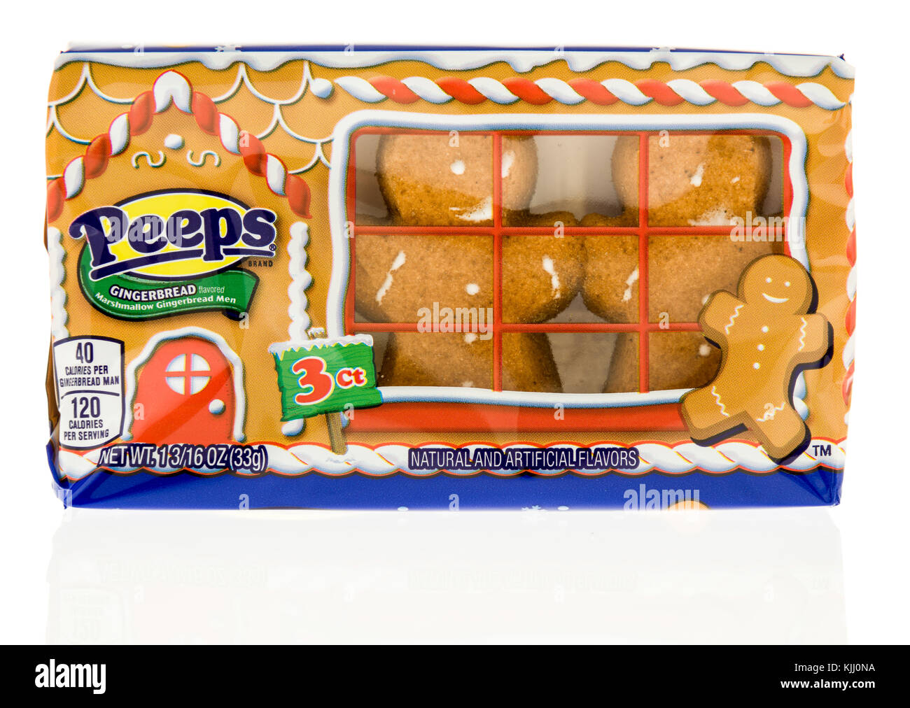 Winneconne, WI - 22 November 2017: A package of Peeps marshmallow ...