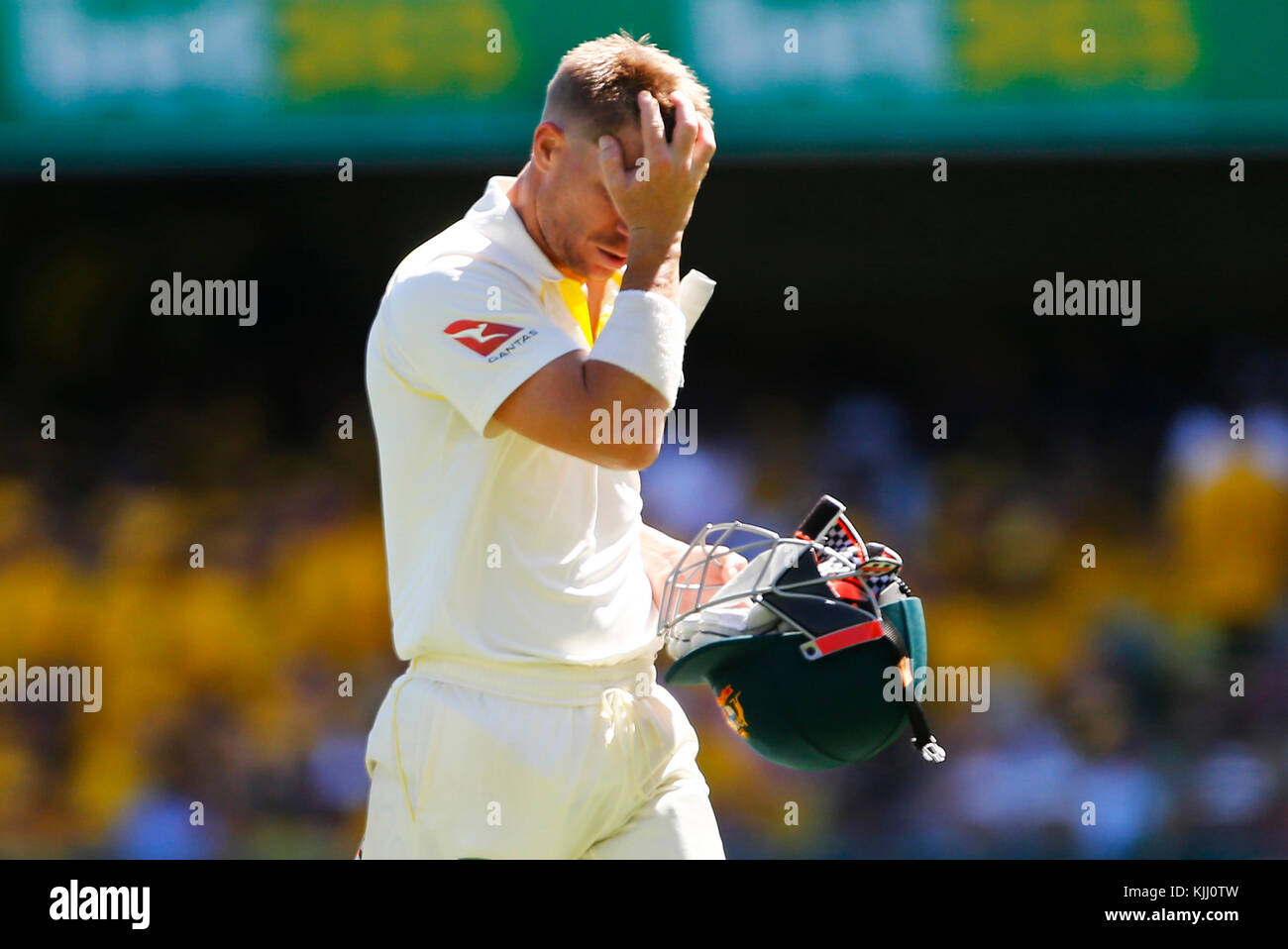 David warner australia dismissed hi-res stock photography and images ...