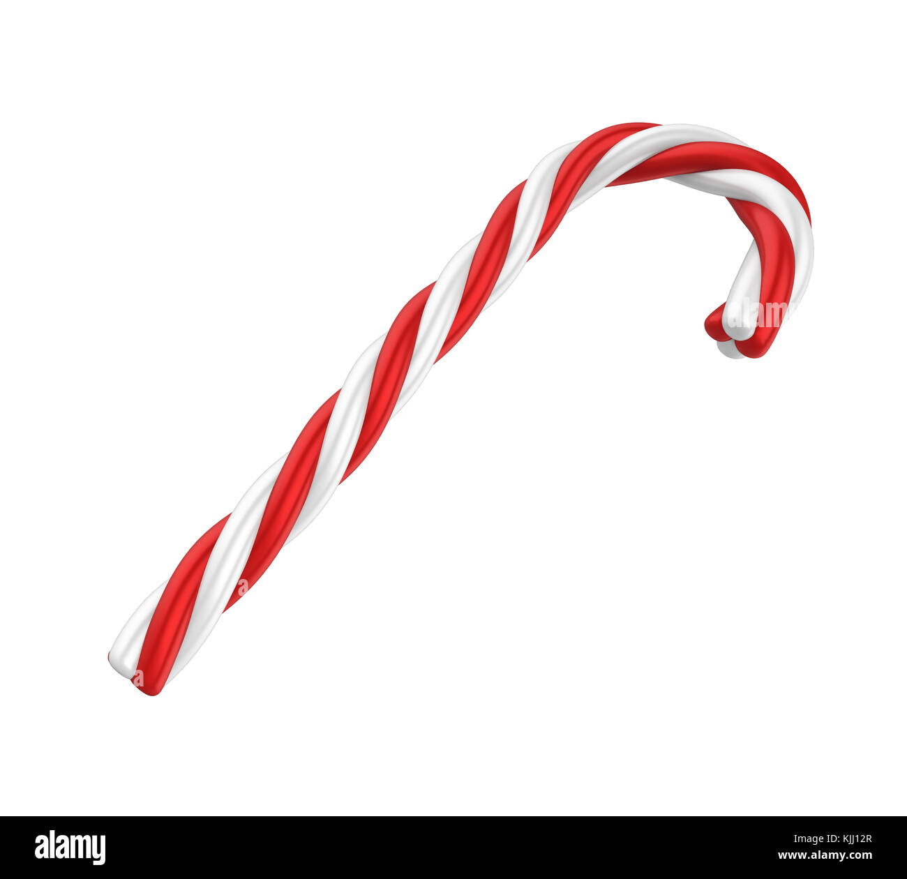 Christmas Candy Cane Isolated Stock Photo - Alamy