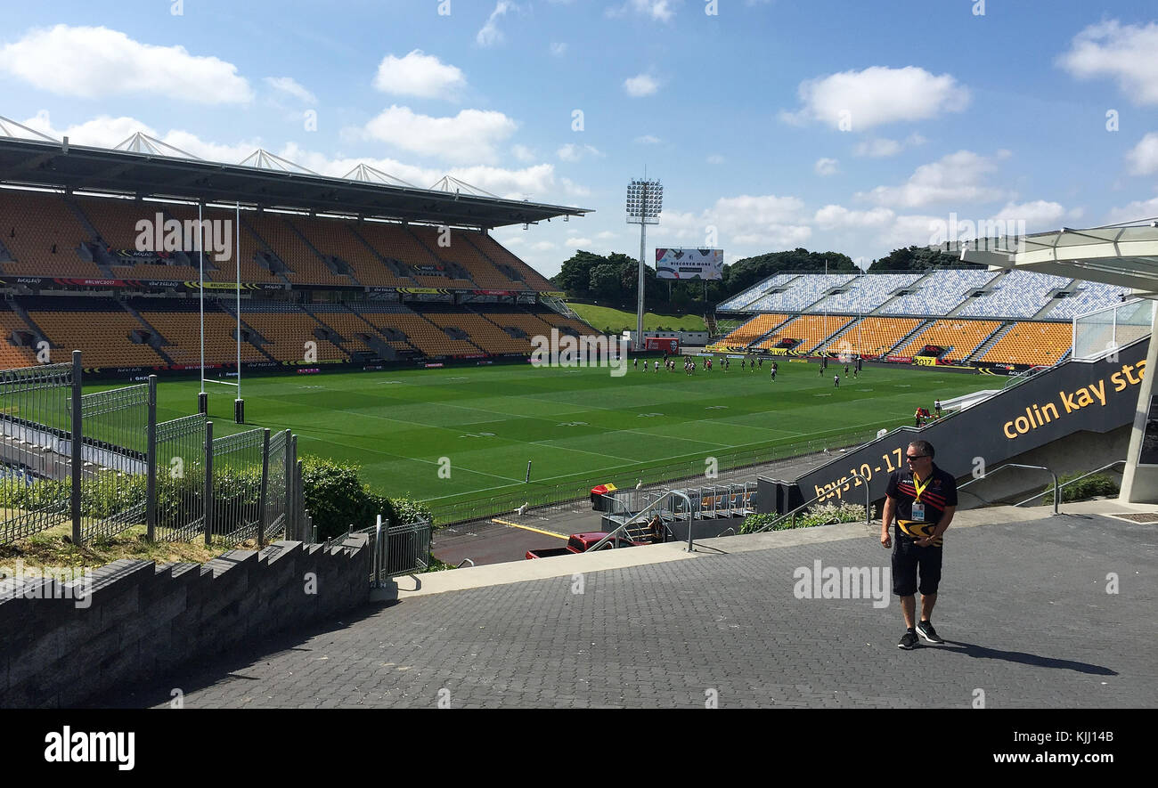 A general view of Auckland’s Mount Smart Stadium which will host ...
