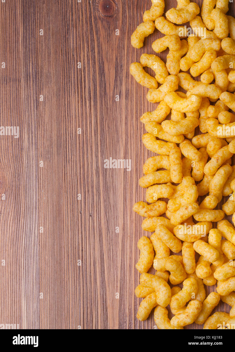 Flips snacks on the old wooden background Stock Photo - Alamy