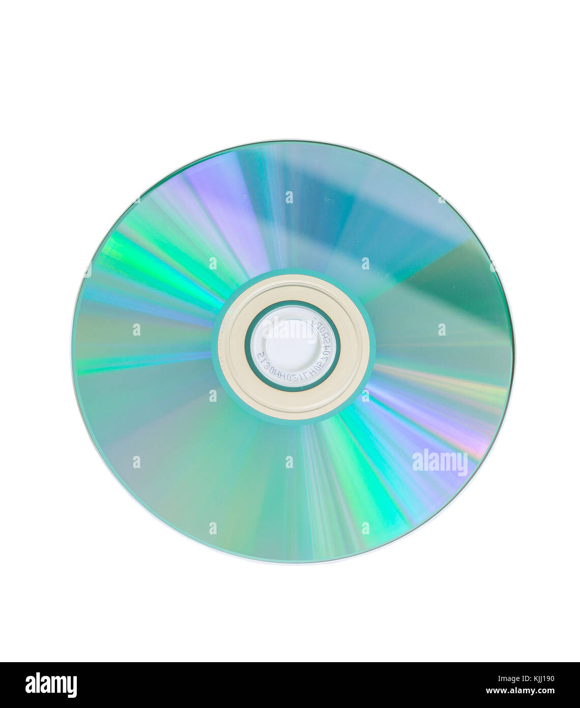compact disc CD or DVD for the computer on a white background Stock ...
