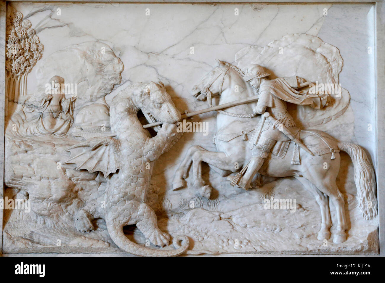 Saint george and the dragon hi-res stock photography and images - Alamy