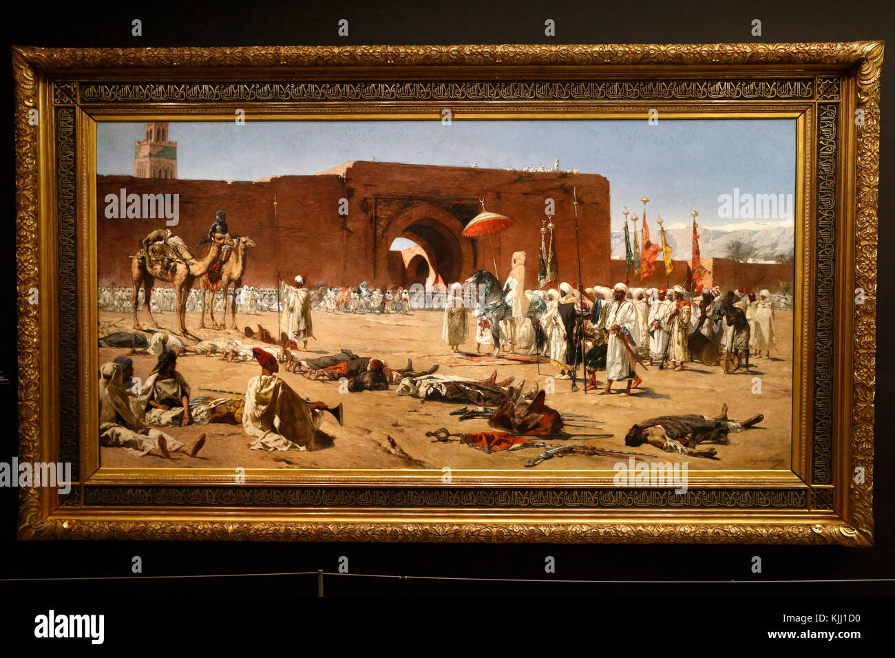 Orsay museum. Jean-Joseph Benjamin-Constant. The last rebels, Moroccan ...