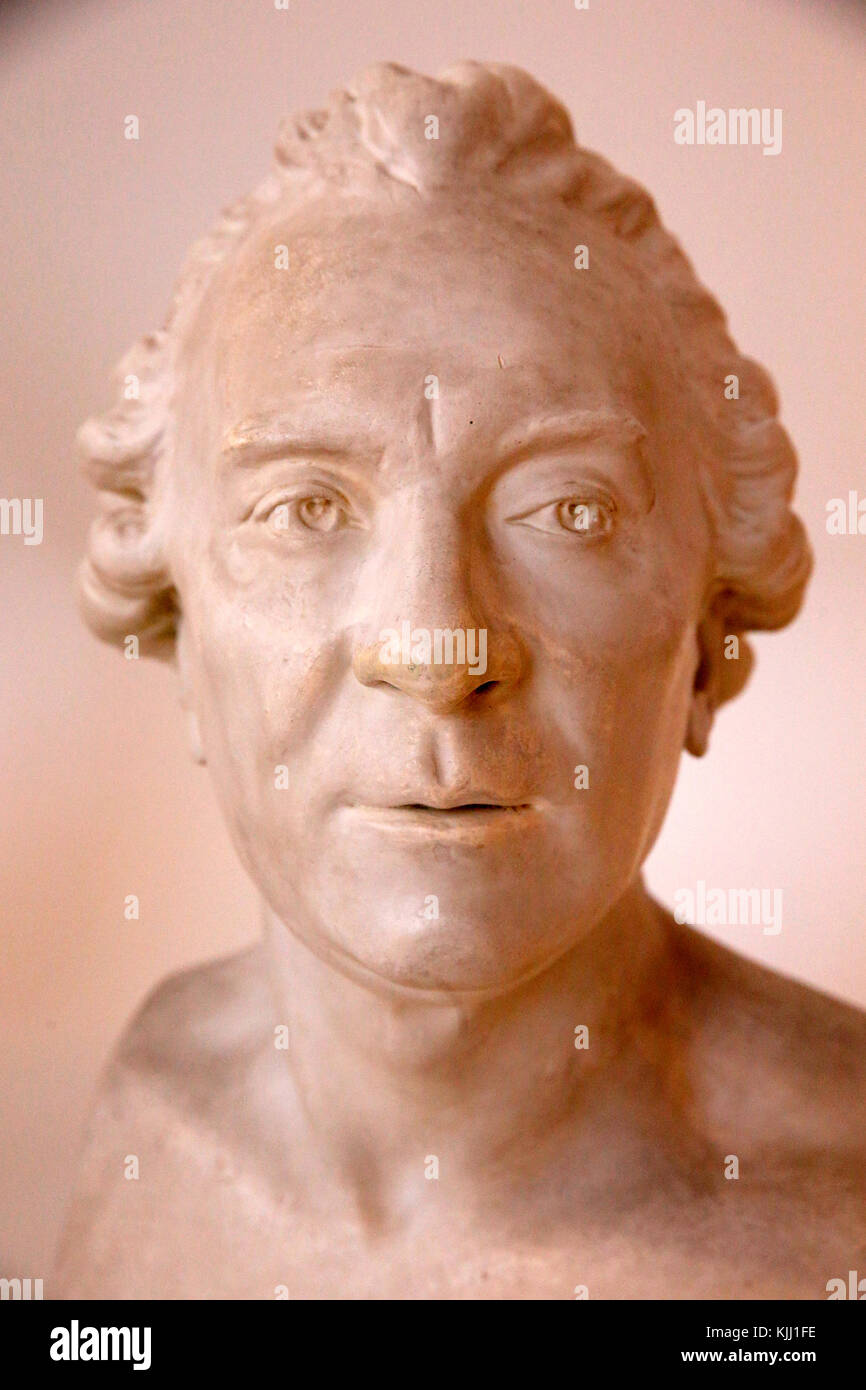 MusŽe de l'homme, Museum of Mankind, Paris. Buffon, Jean-Antoine Houdon ...