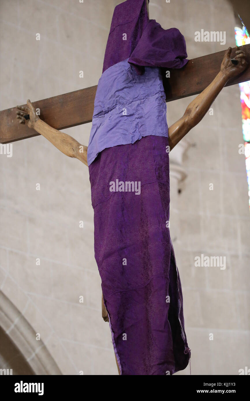 Statue of crucifixion of jesus holy week hi-res stock photography and ...