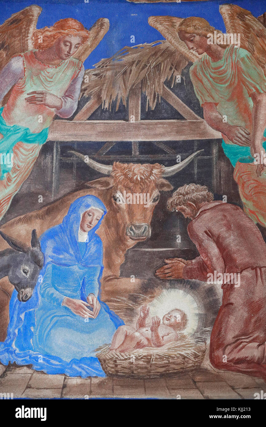 Saint-Martin chapel. Saint-Martin chapel. The nativity of Jesus ...