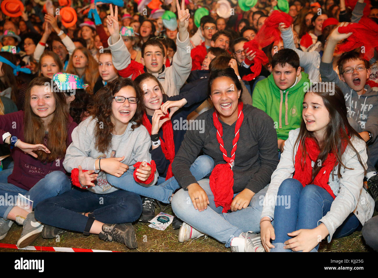 Catholic youth camp france hi-res stock photography and images - Alamy