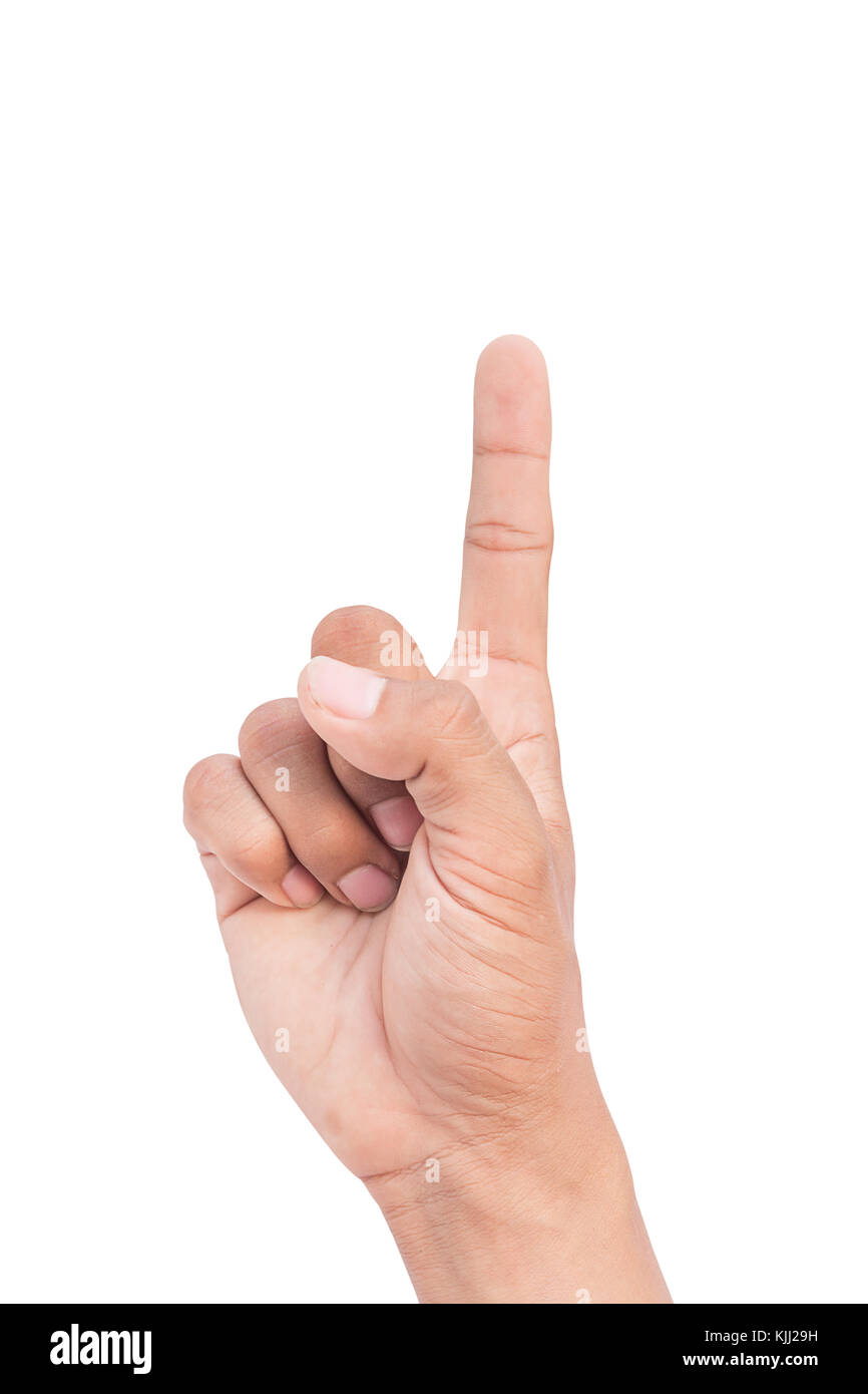 hands counting number one Stock Photo - Alamy