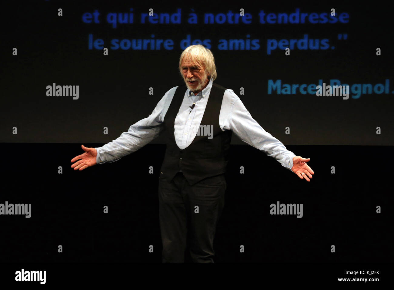 Pierre Richard on stage. France Stock Photo - Alamy