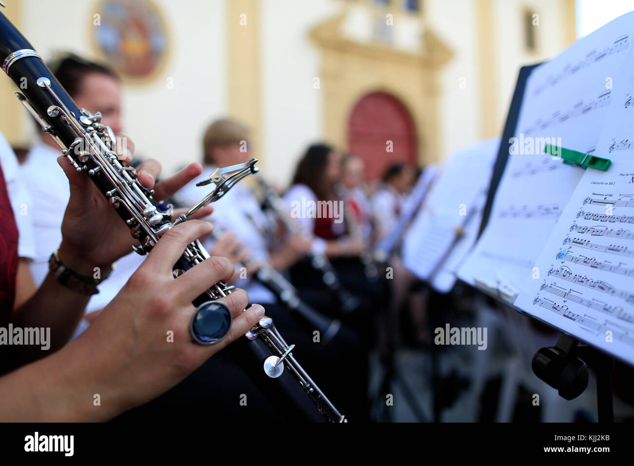 Band concert clarinet hi-res stock photography and images - Alamy